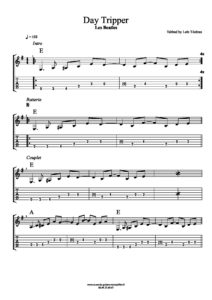 Day Tripper-power chords | Cours de guitare